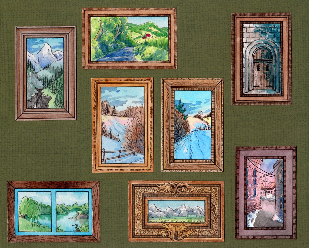 Original Mini Gallery Paintings - Etsy