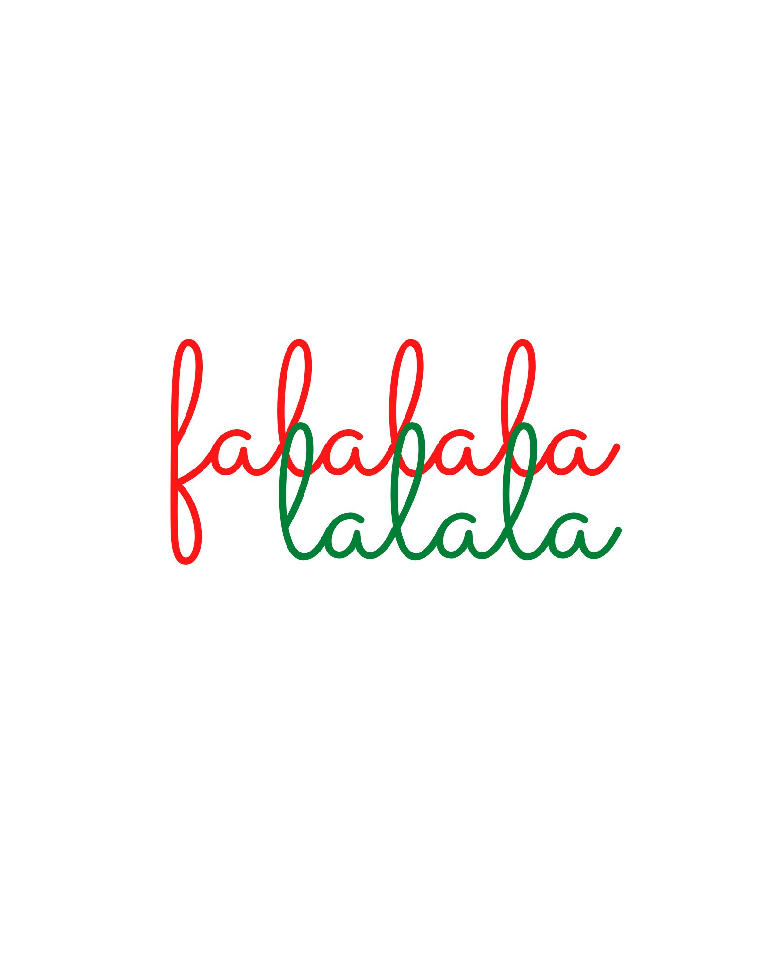 Falalala SVG File, PNG File, Digital Download - Etsy