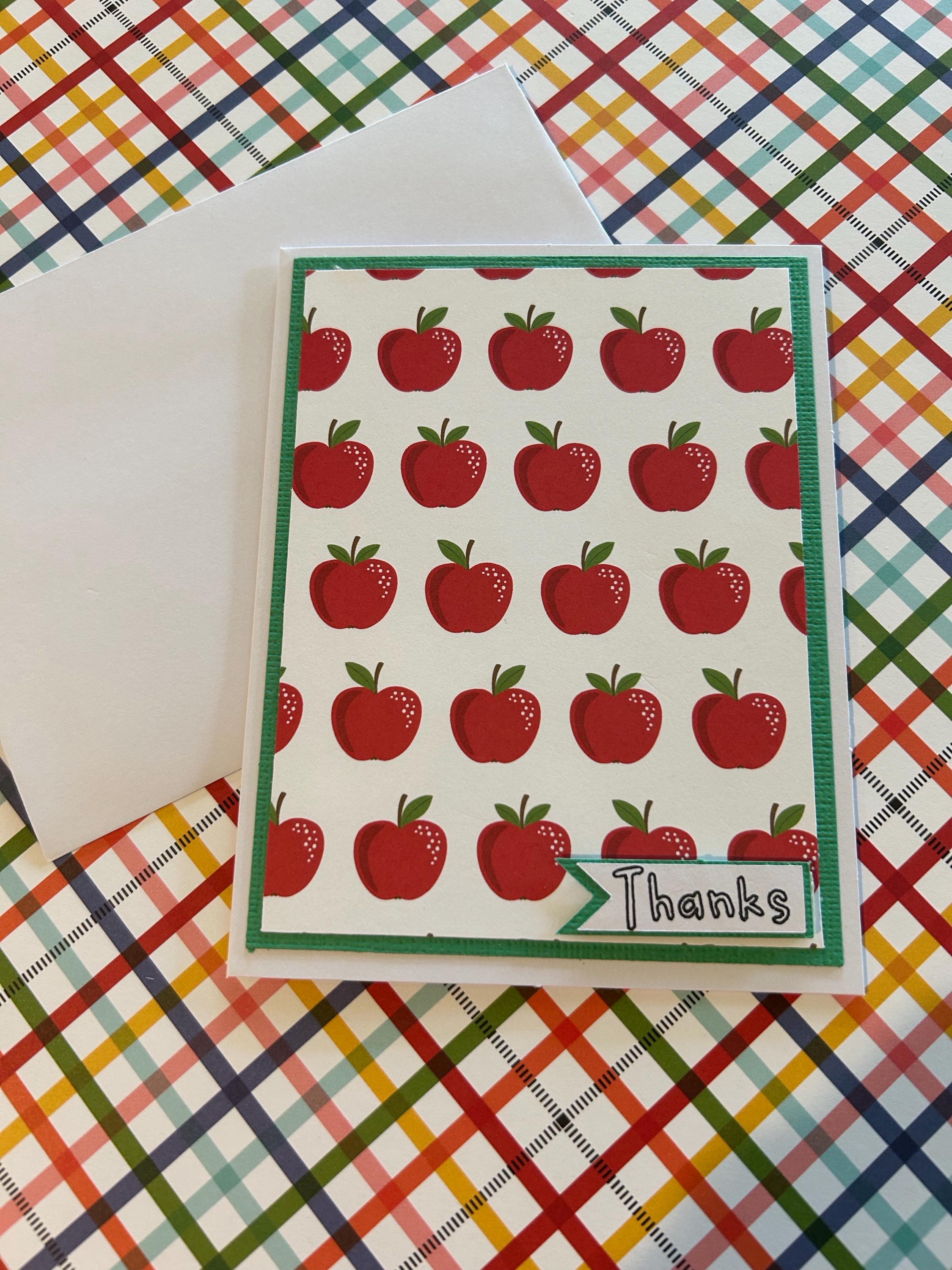 Thank You Cards for Teachers, School Staff, Bus Drivers. Handmade Cards ...