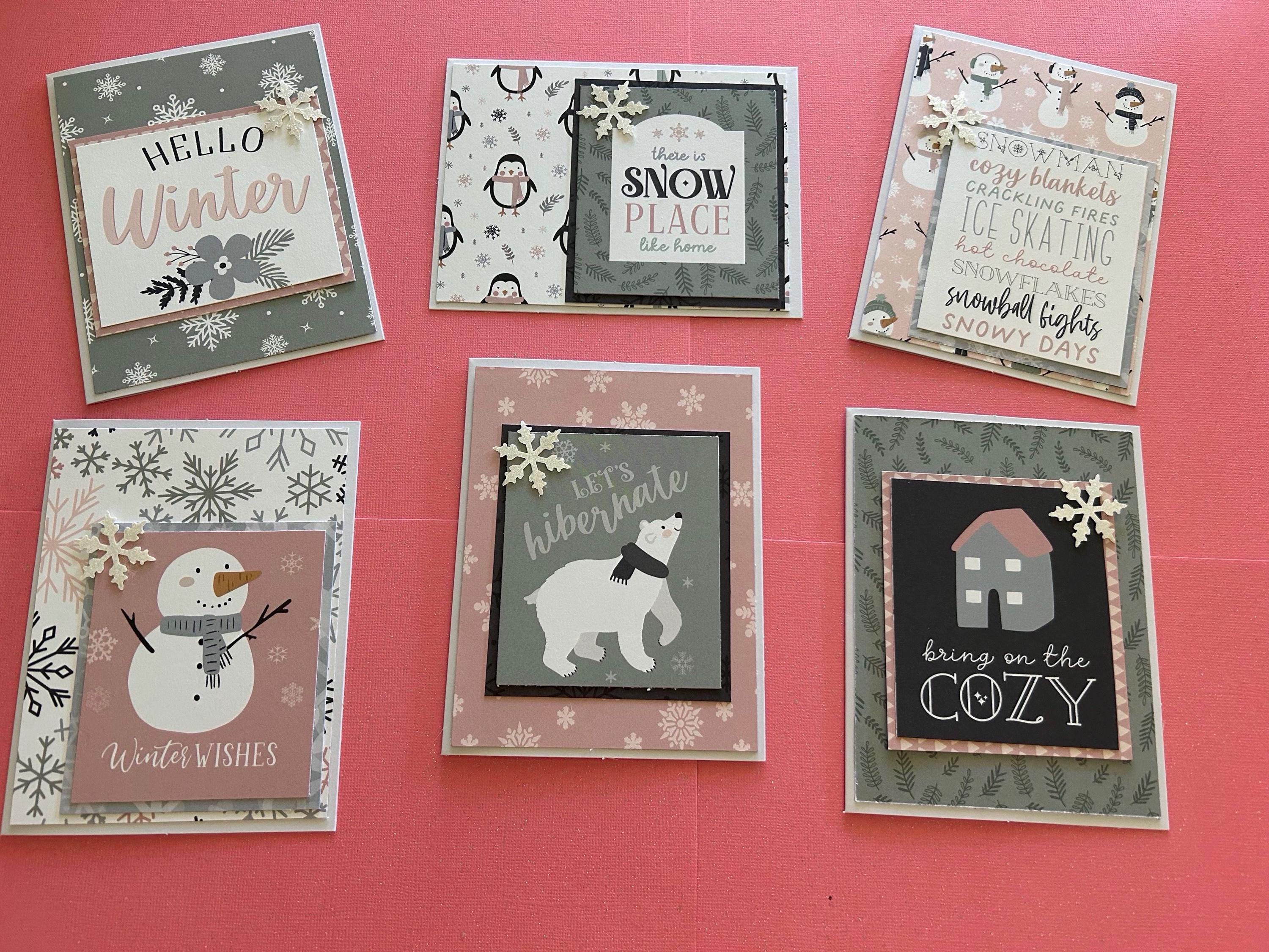 Card Making Kit / Winter Themed - Etsy