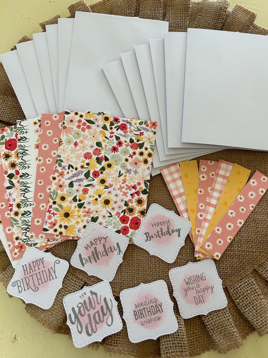 Card Making Kit (6 Cards) - Etsy