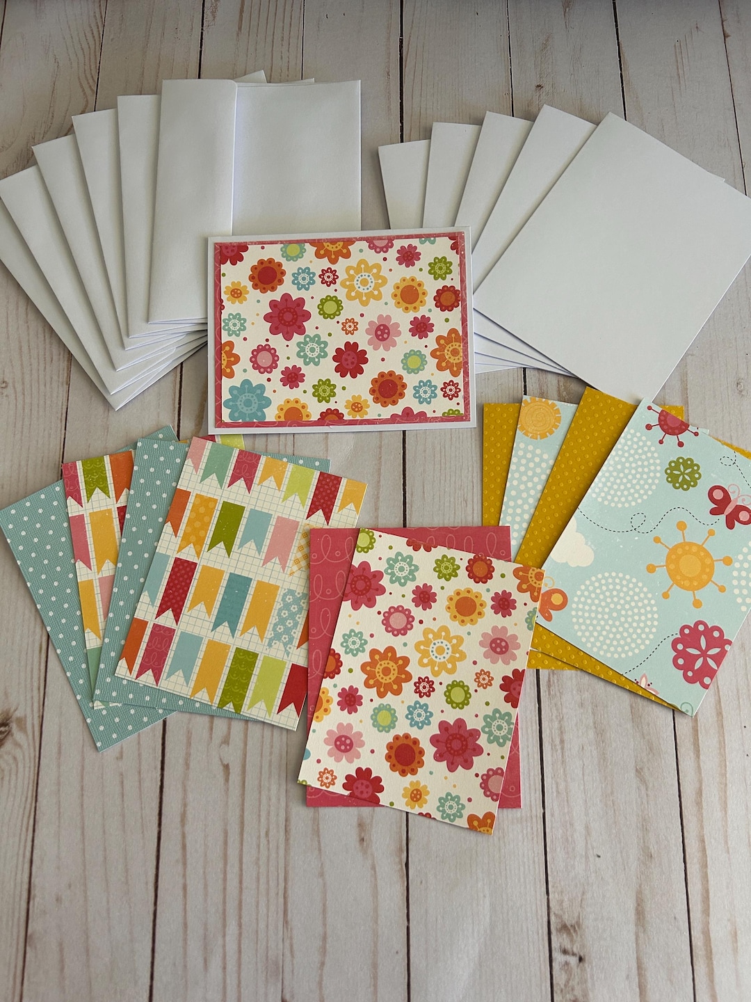 Quick & Simple Card Making Kit (6 Cards) /floral, Banner, Sunshine ...