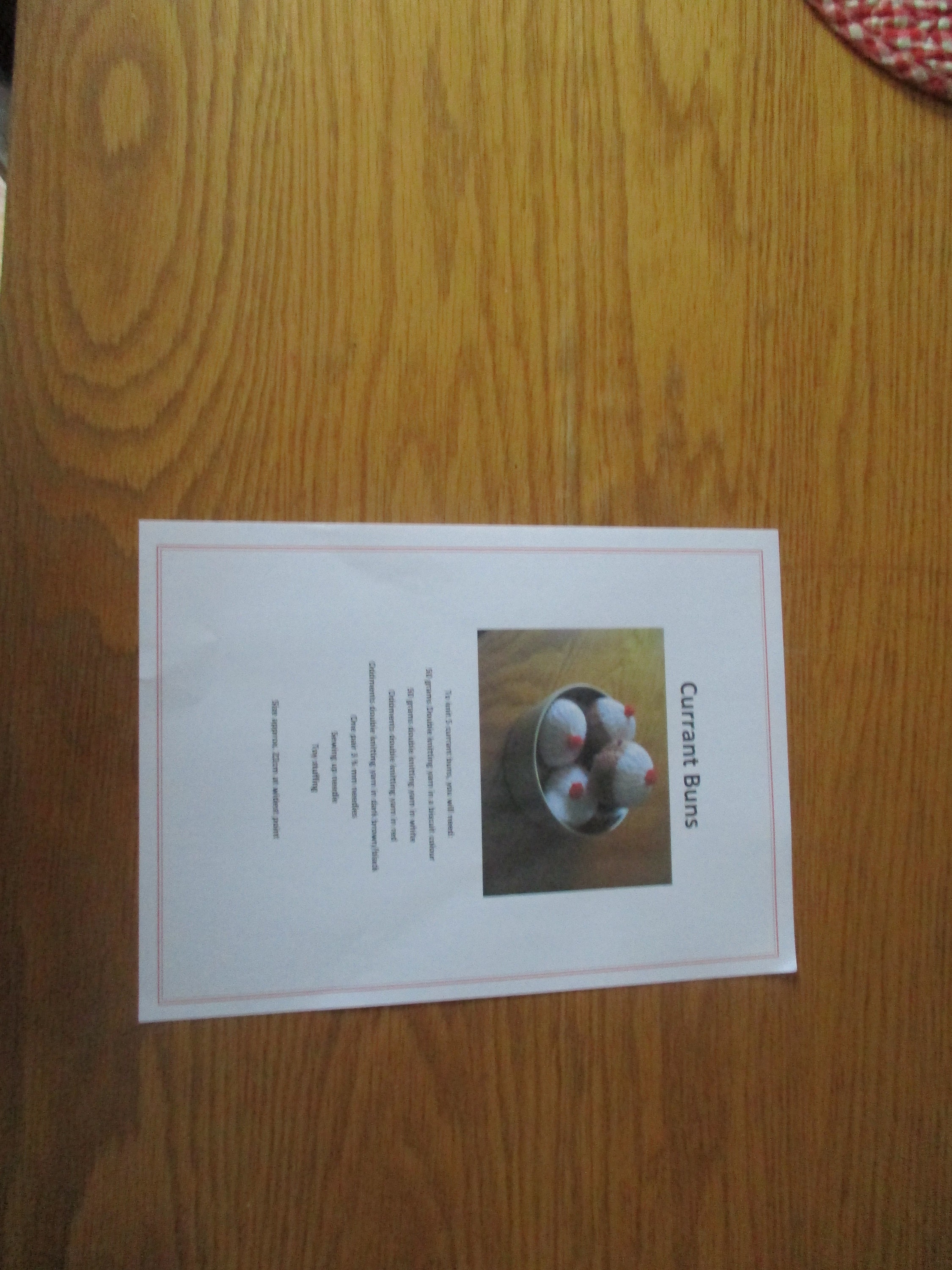 Currant Buns Knitting Pattern - Etsy