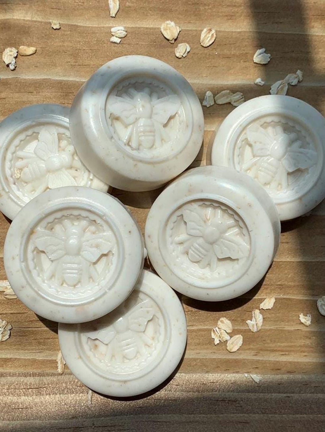 Honey Oats Goats Milk Soap: Exfoliating Bee Design - Etsy