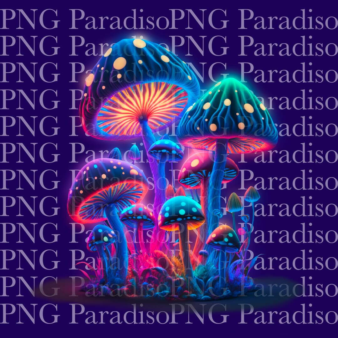 MAGIC MUSHROOM PNG Psychedelic Png, Sublimination, Trippy Png, Mushroom ...