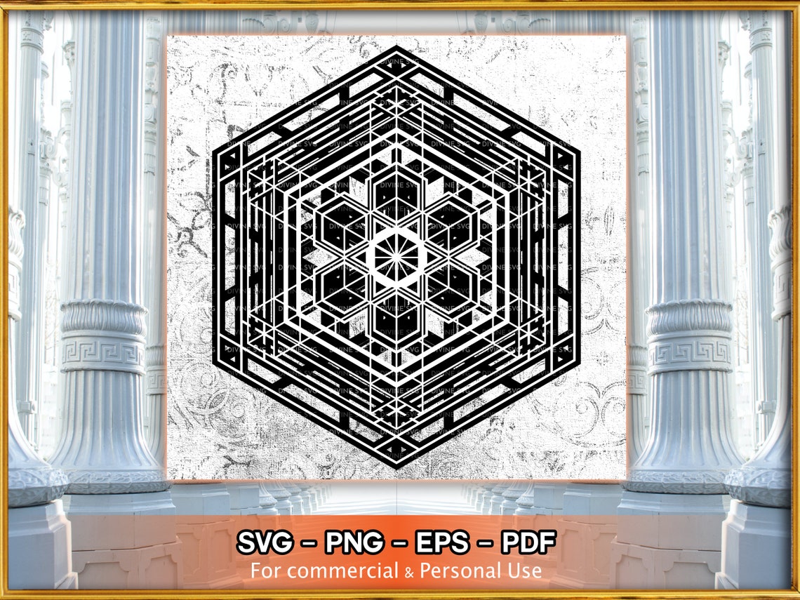 SACRED GEOMETRY SVG Digital Download Png Eps Pdf | Etsy