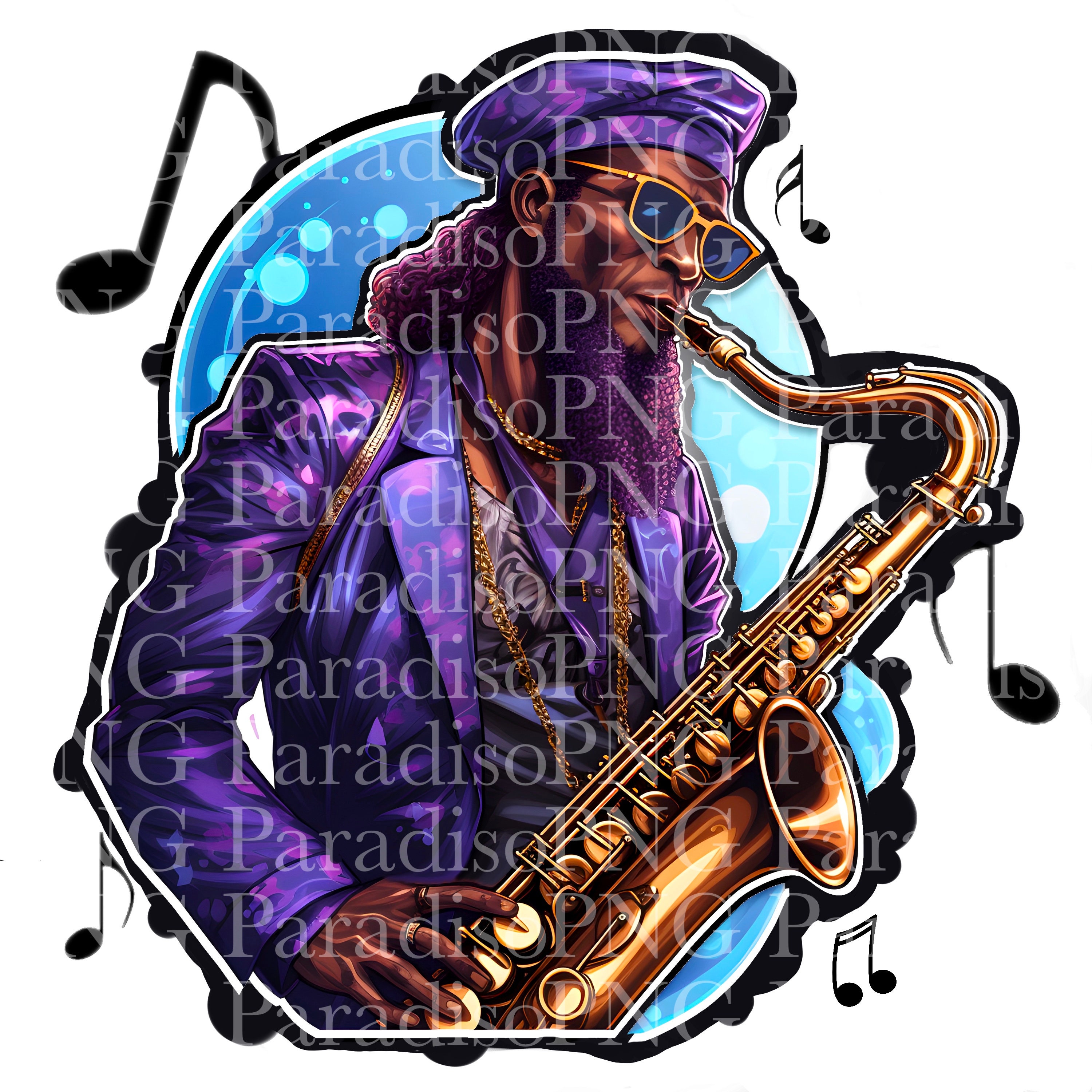 SAXOPHONE PLAYER PNG Jazz Png, Psychedelic Jazz Png, Music Png ...
