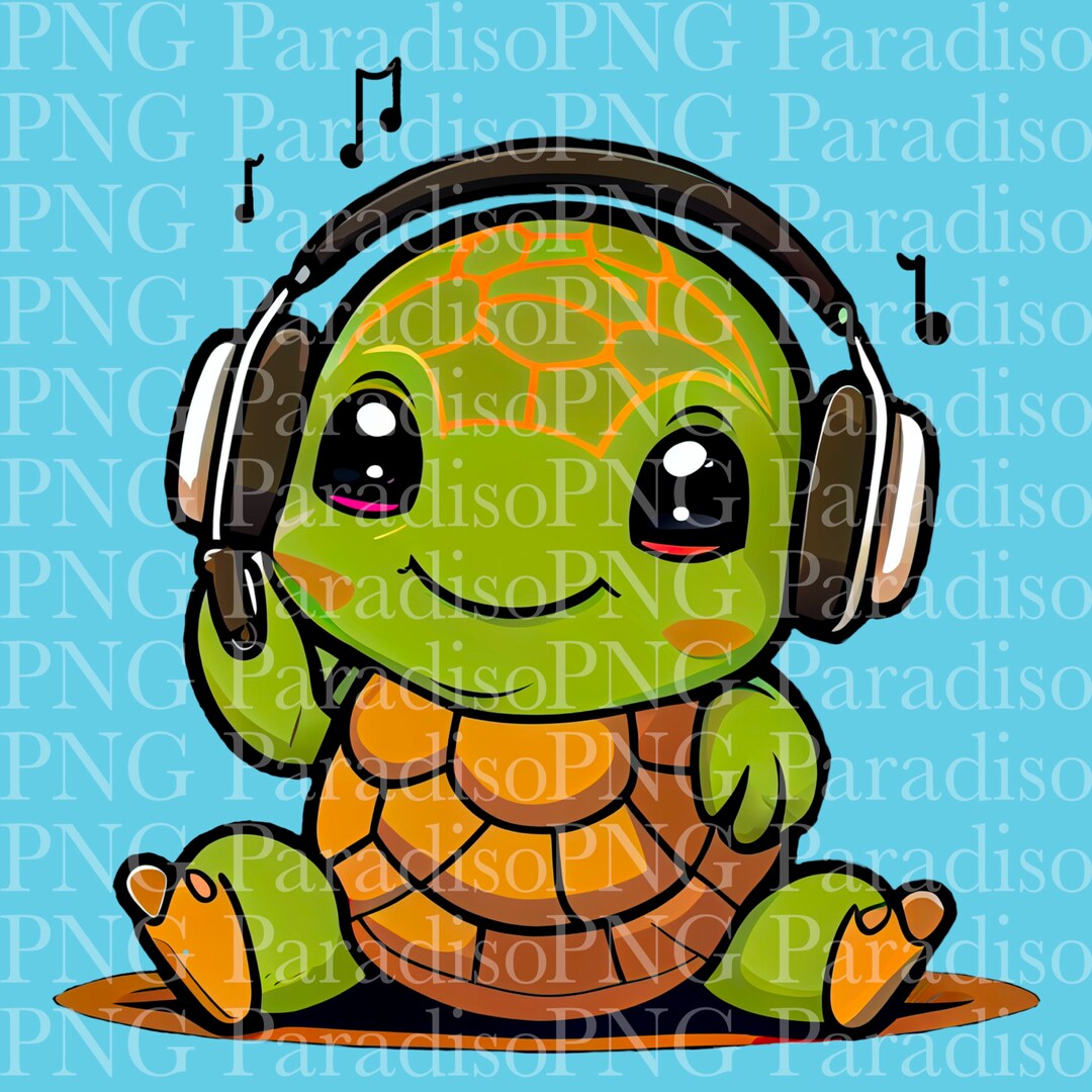 COOL TURTLE PNG, Fun Turtle Png, Cute Turtle Png, Kawaii Turtle Png ...