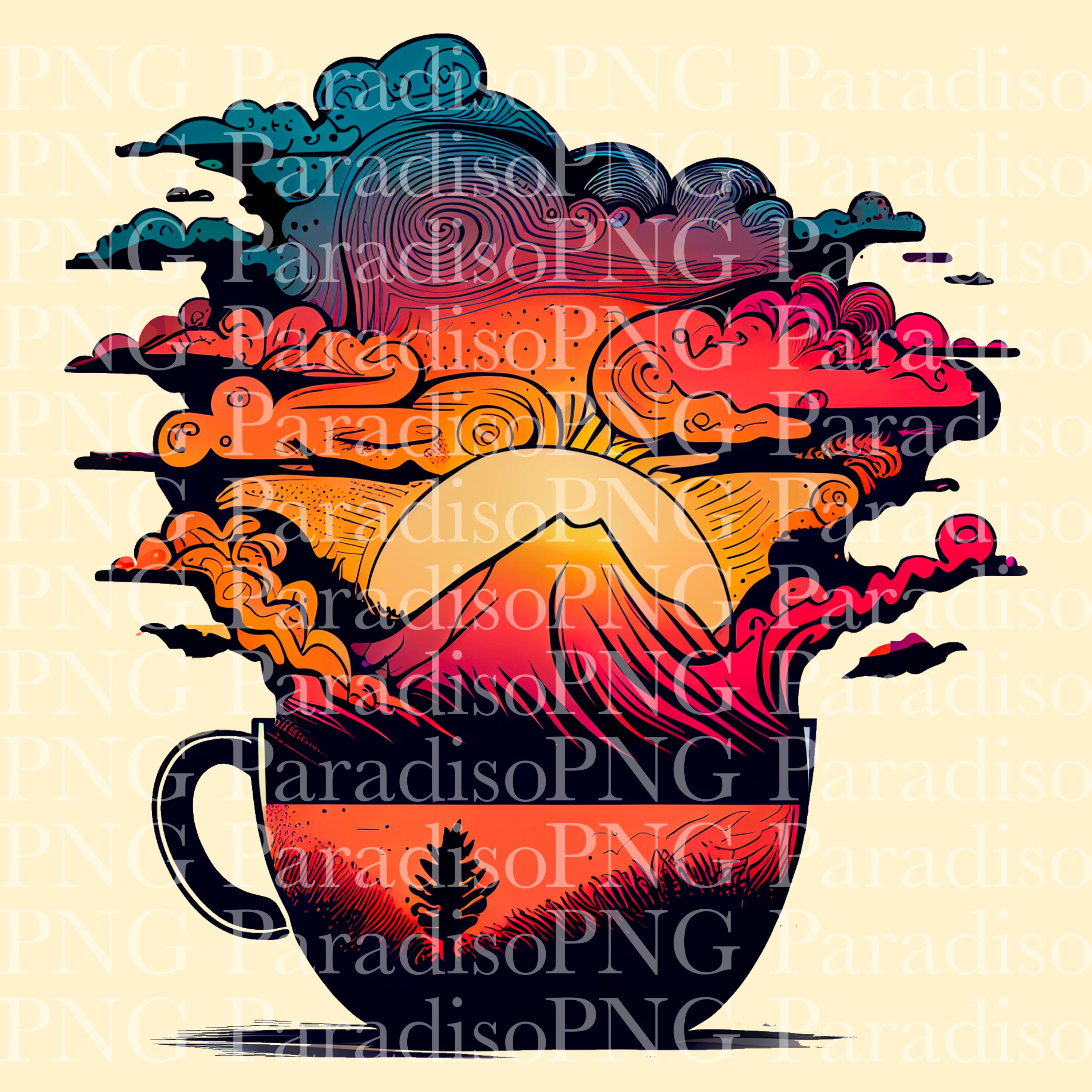 COFFEE PNG Coffee Sunrise Png, Drink Png, Coffee Cup Png, T-shirt ...