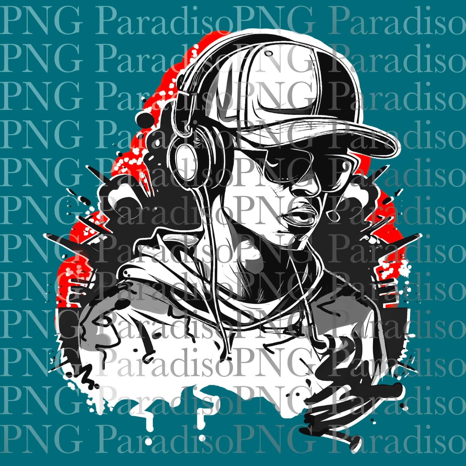 HIP HOP PNG Rap Png, Music Png, Graffiti Png, Digital Download, Tshirt ...