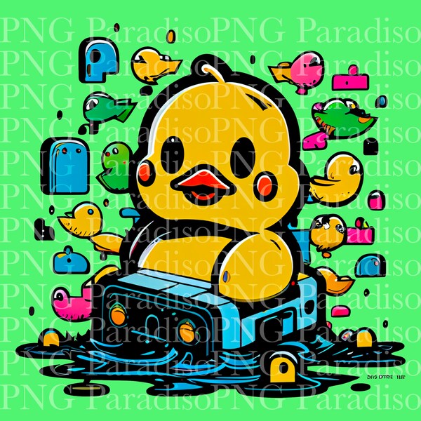 Anime Rubber Duck - Etsy