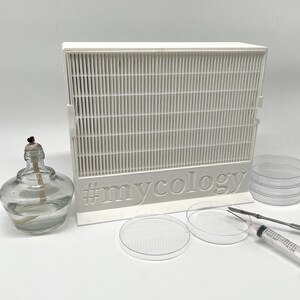 Mycology Mini Laminar Flow Hood Dual Fans, HEPA Filter for Sterile ...
