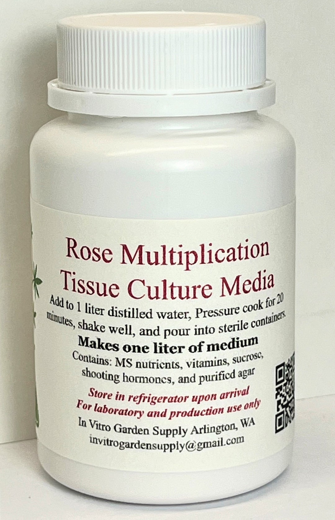 Rose Cloning Tissue Culture Media Pre Mixed - Ready to Use - Etsy