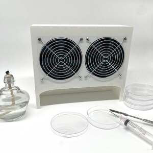 Mycology Mini Laminar Flow Hood Dual Fans, HEPA Filter for Sterile ...