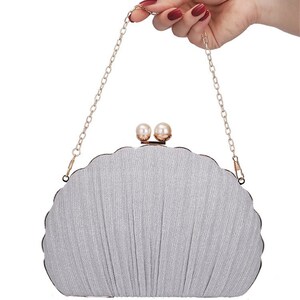 Shell Clutches Evening Bag for Womenpearl Handbag Evening - Etsy
