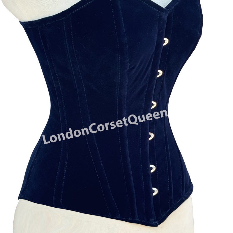 Navy Corset - Etsy UK