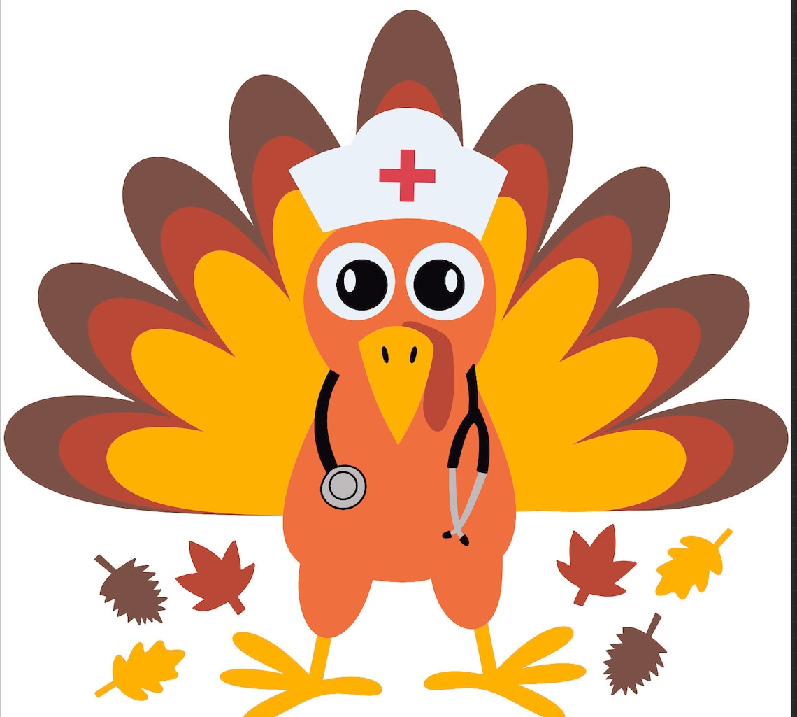 Turkey Digital Download, Nurse Png, Nurse PDF, Turkey Nurse Shirt ...