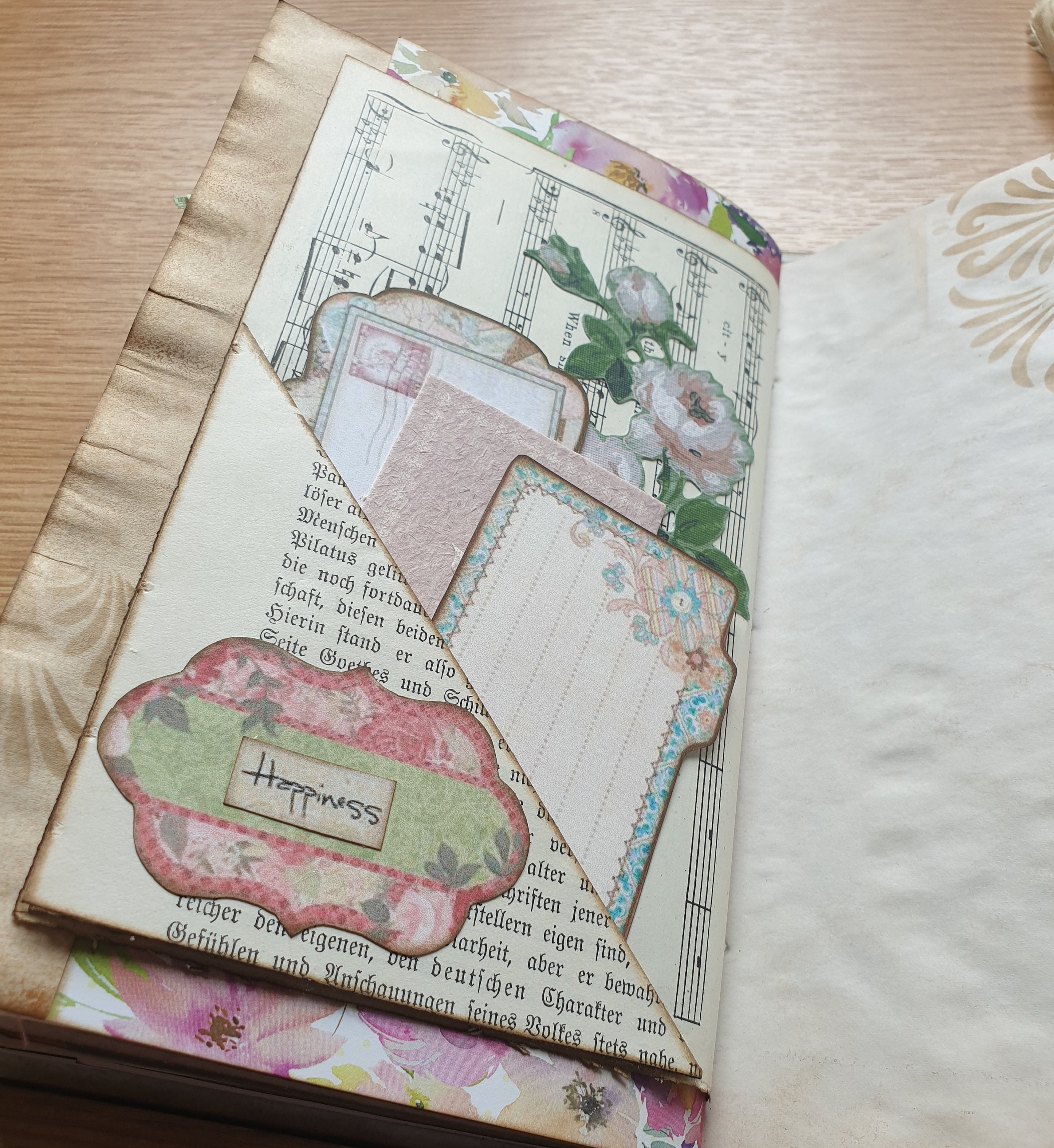 Handmade Floral Junk Journal / Memory Book / Treasure Book - Etsy