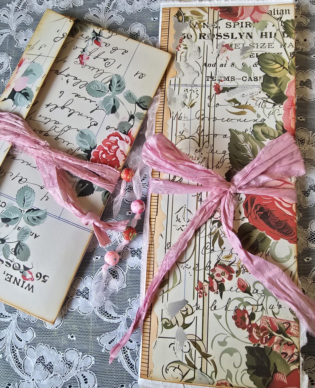 Handmade Ledger Style Journal and Ephemera Pouch / Junk Journal ...