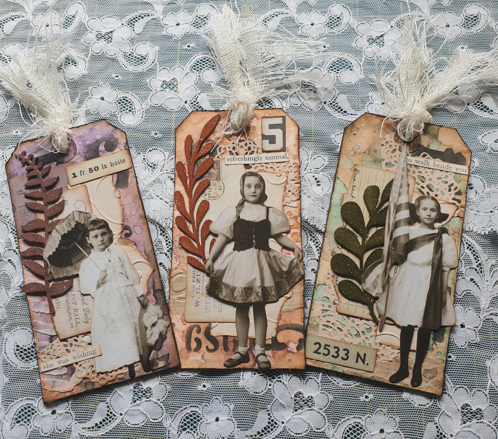Set of 3 Handmade Tags / Tags / Craft Supplies - Etsy