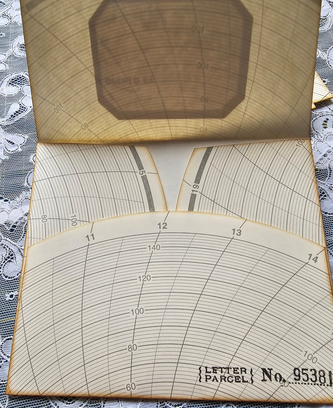 Handmade Chart Paper Envelopes / Vintage Chart Paper Envelopes ...