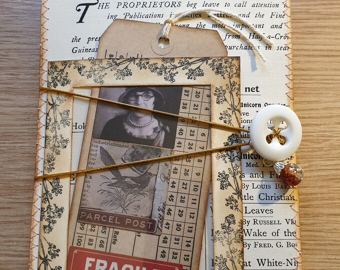 Handmade Vintage Filled Folio / Ephemera Folio / Journal Supplies - Etsy