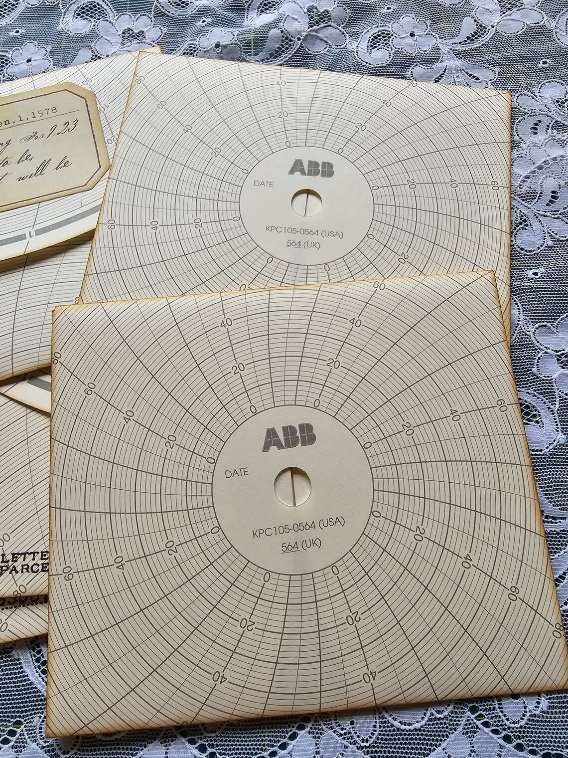 Handmade Chart Paper Envelopes / Vintage Chart Paper Envelopes ...