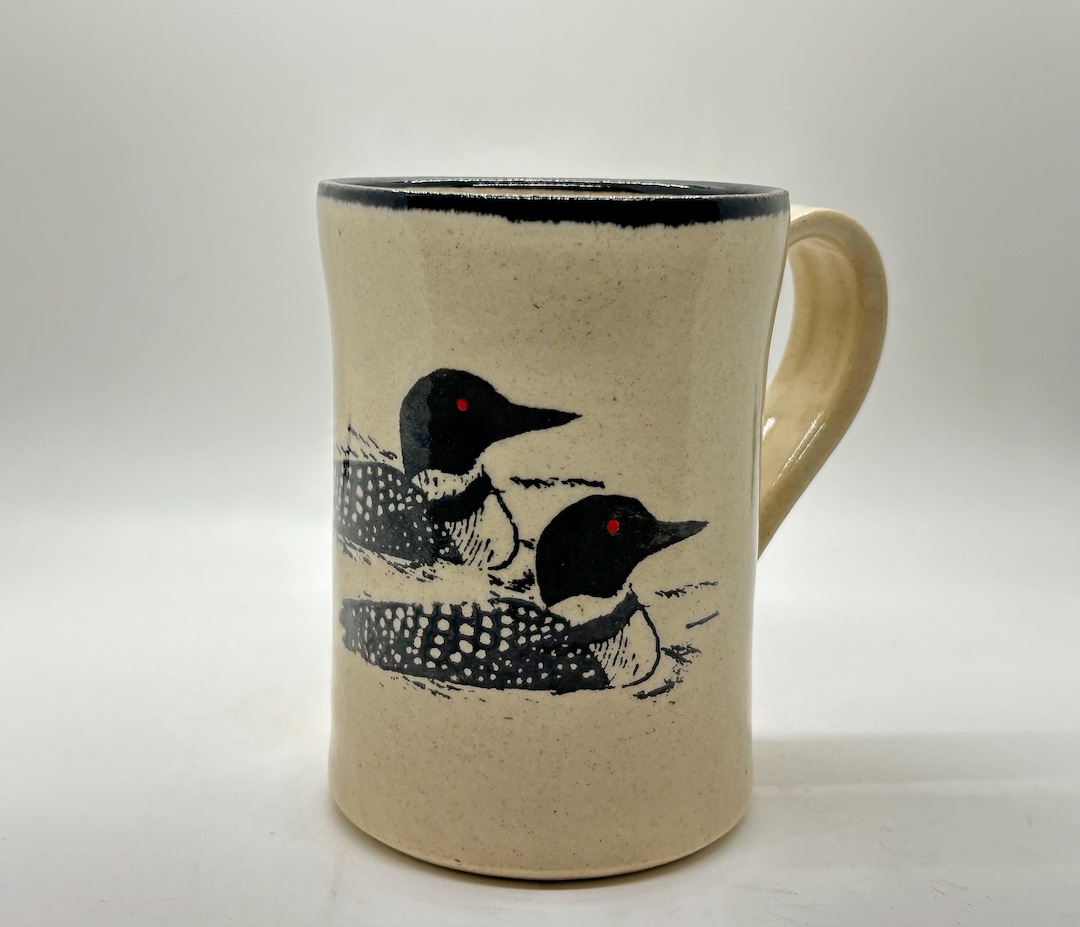 Handmade Loon Mug - Etsy