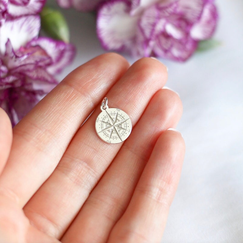 Compass Pendant - Etsy