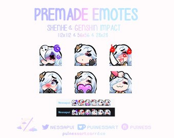 Shenhe Emotes - Etsy UK