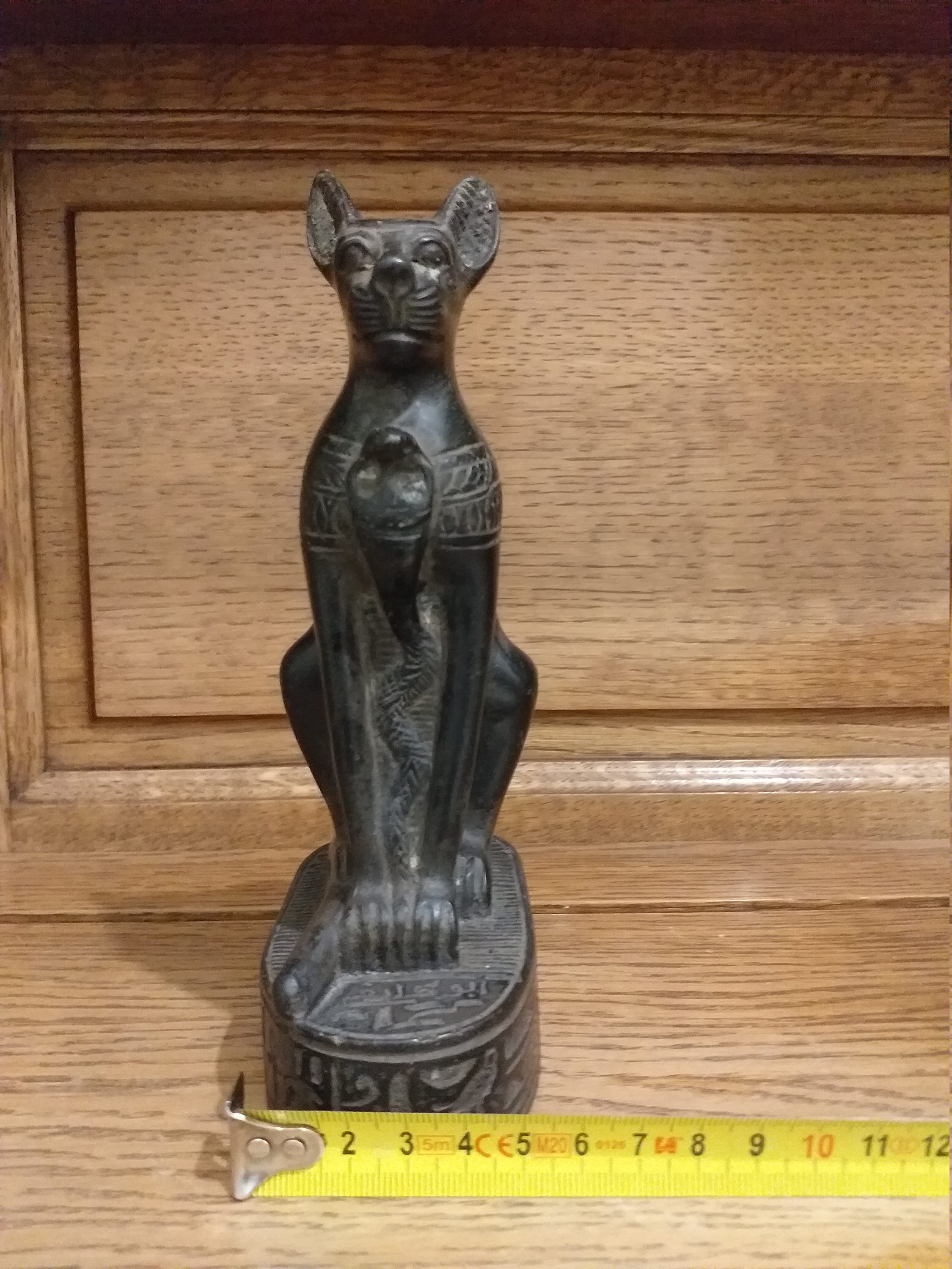Egyptian Sphinx Cat Statue / Vintage Figurine of an Egyptian - Etsy
