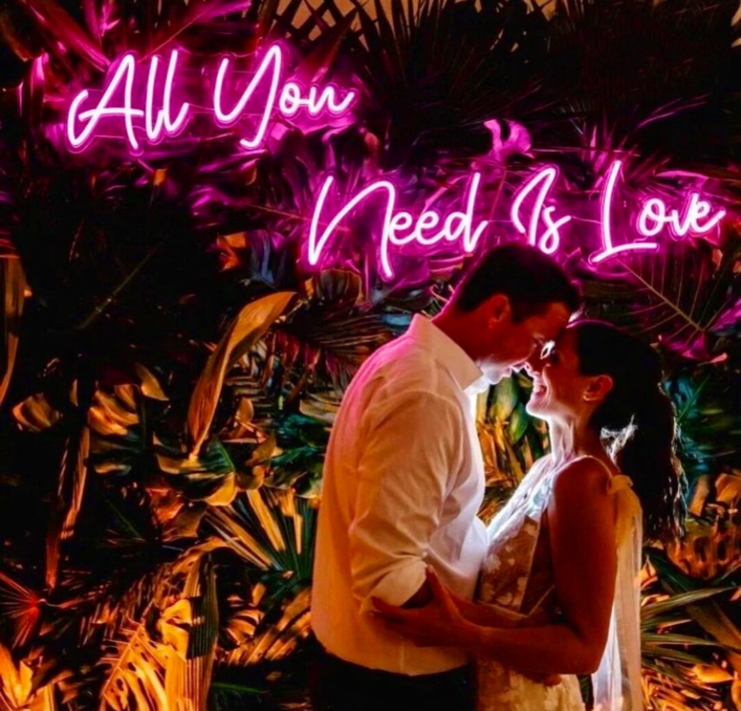 Custom Wedding Neon Sign | Neon LED Light | Home Decorations | Neon ...