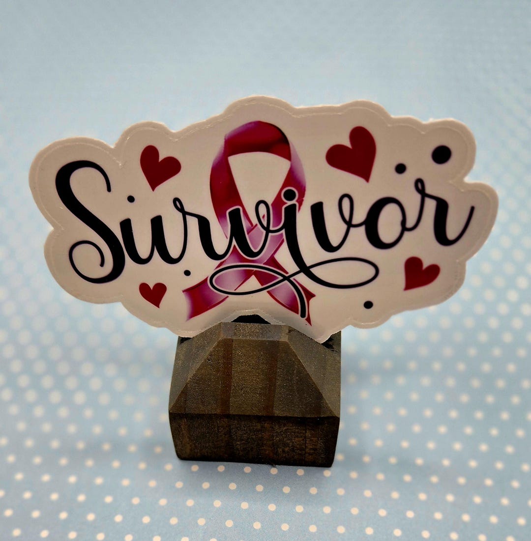 SURVIVOR, Cute Sticker, Easy Peel Sticker, Laptop, Phone, Notebook ...