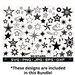 Stars SVG/PNG Bundle Clipart, Sublimation Design, Cricut Cut Files ...