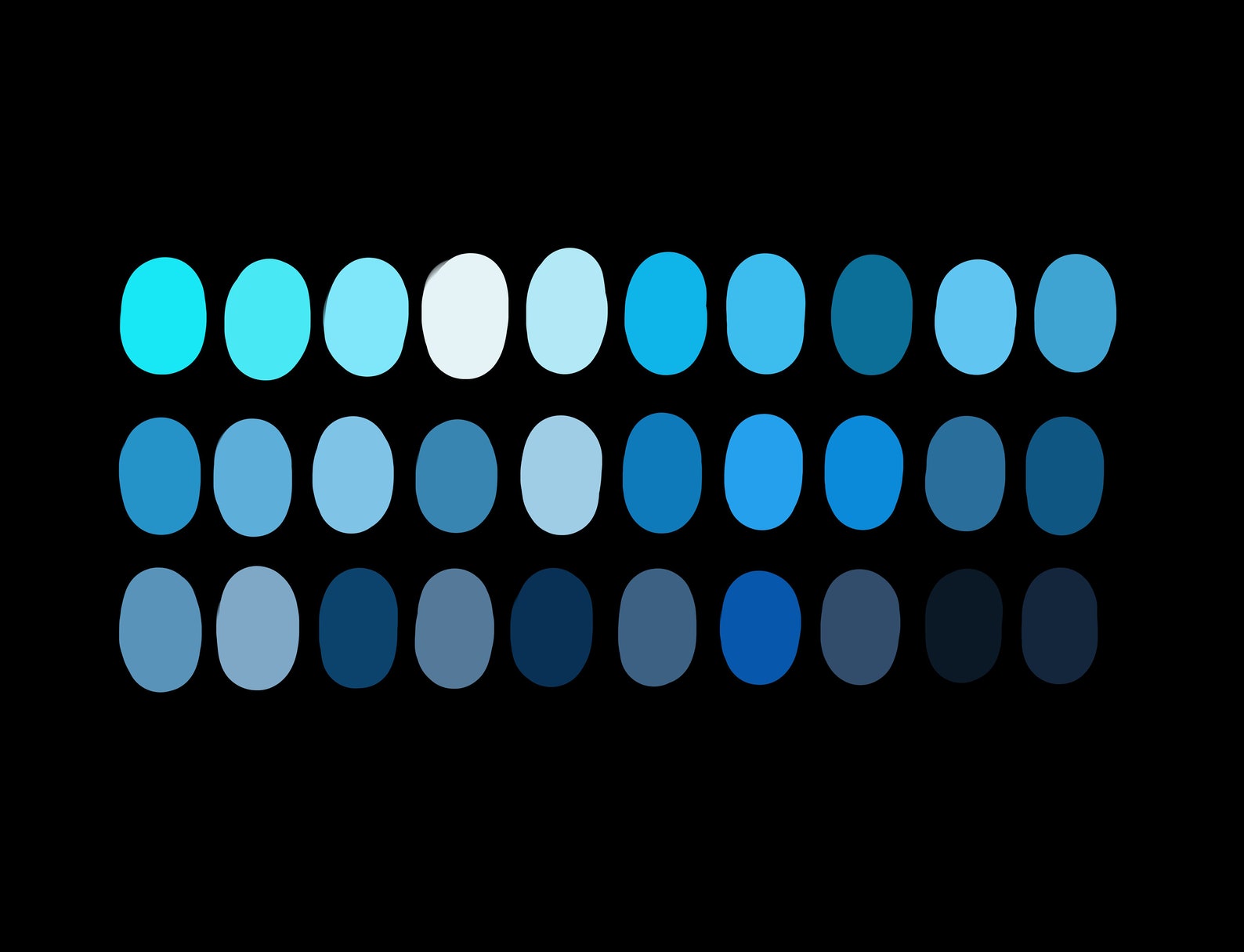 Winterland Procreate Color Palette Procreate Swatches Ice - Etsy