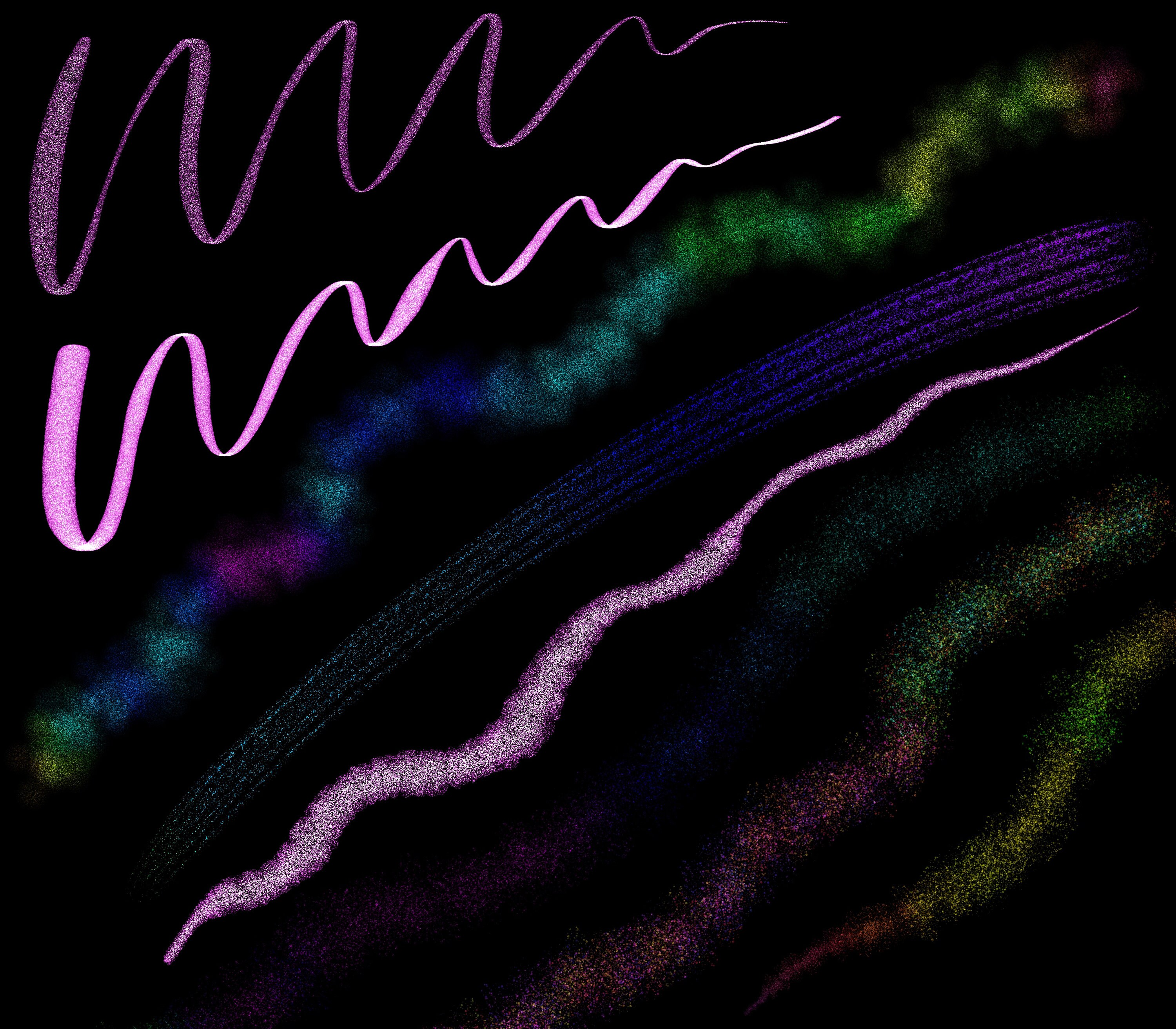 Procreate Brushes, 60+ Glitter Brush Set, Sparkling Shimmer Bright Glow ...