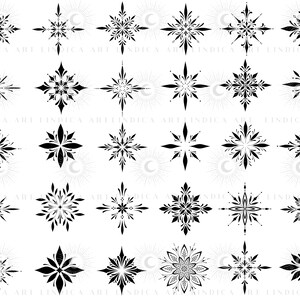 Ornamental SVG/PNG Clipart Bundle, Sublimation Design, Cricut Cut File ...