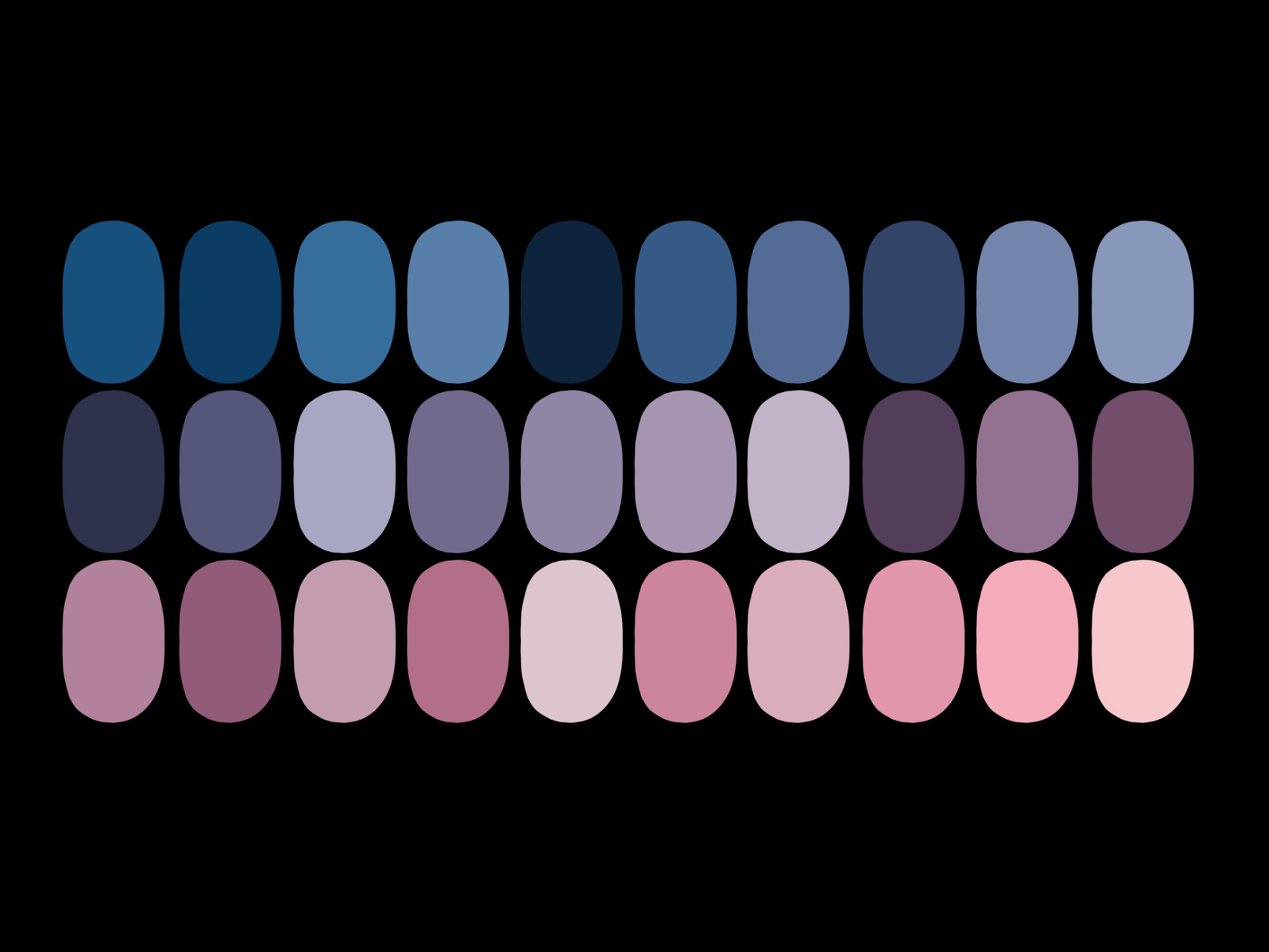 Procreate Color Palette, Watercolor Pastel Color Swatches, Branding ...