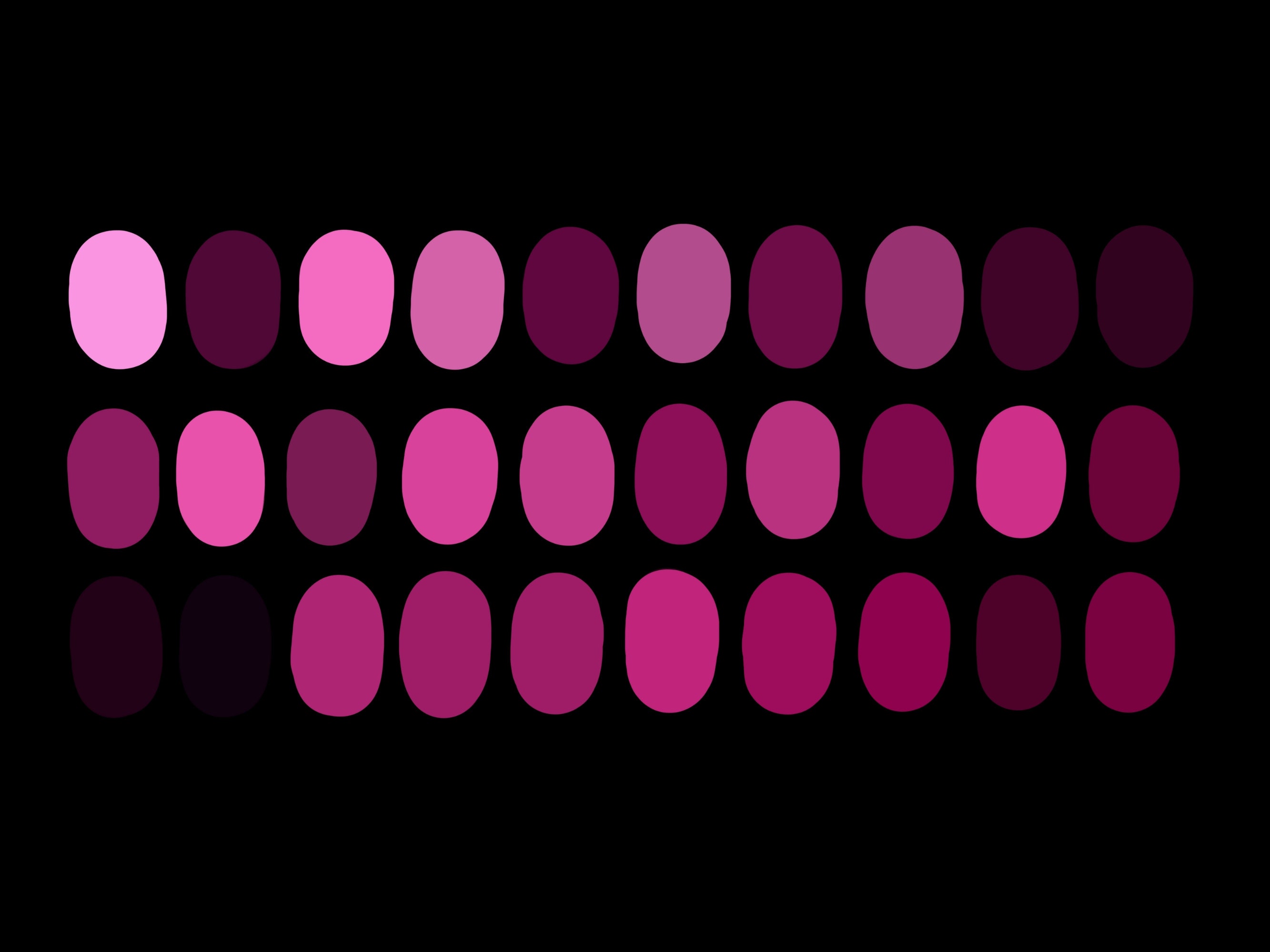 Procreate Color Palette, Viva Magenta Color Swatches, Color of the Year ...