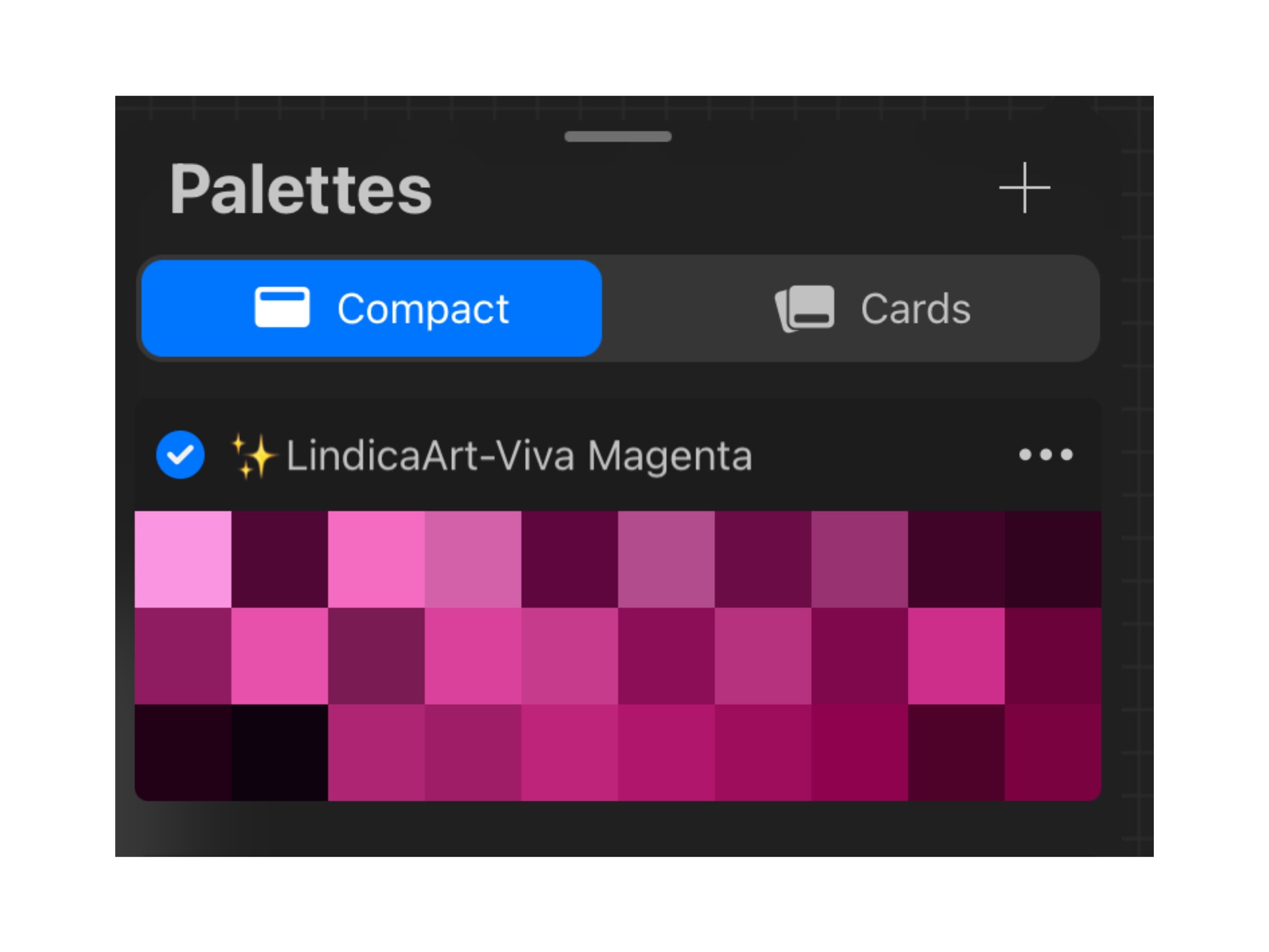 Procreate Color Palette, Viva Magenta Color Swatches, Color of the Year ...