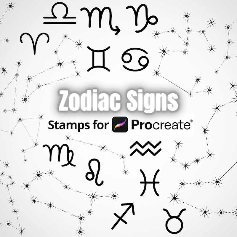 Zodiac Tattoo Design - Etsy