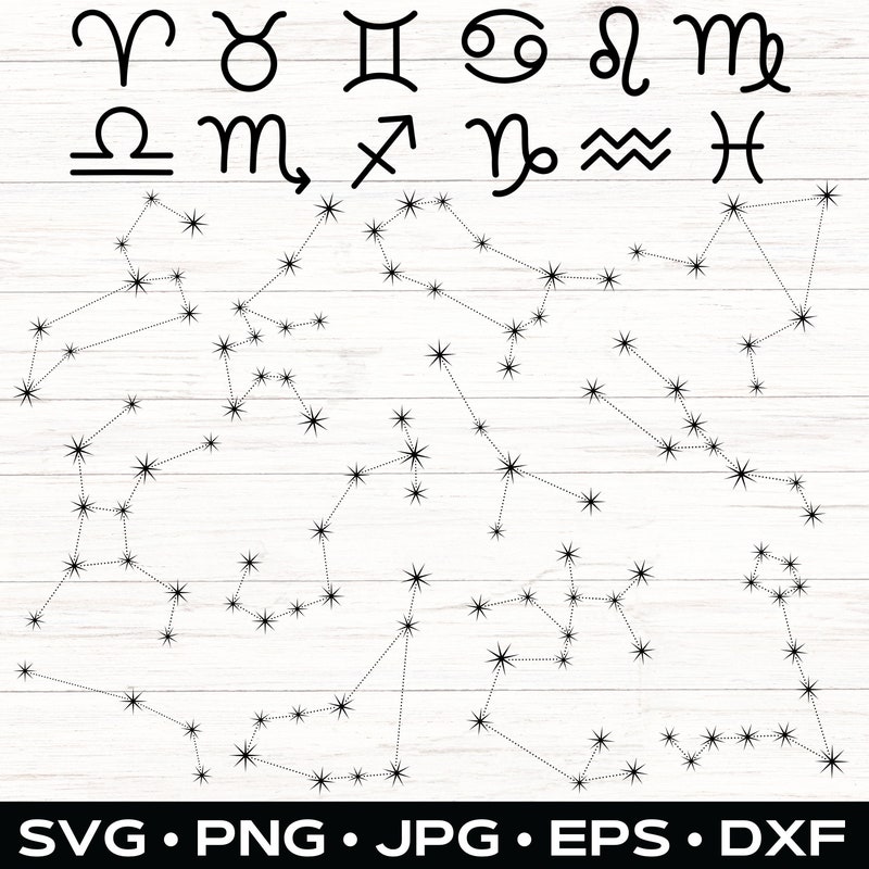 Constellation Svg - Etsy