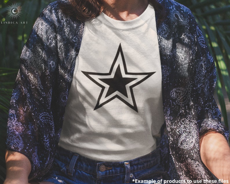 Stars SVG/PNG Bundle Clipart, Sublimation Design, Cricut Cut Files ...