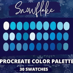 Procreate Color Palette, Procreate Swatches Winter Theme, Color Palette ...
