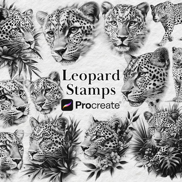 Leopard Tattoo - Etsy UK
