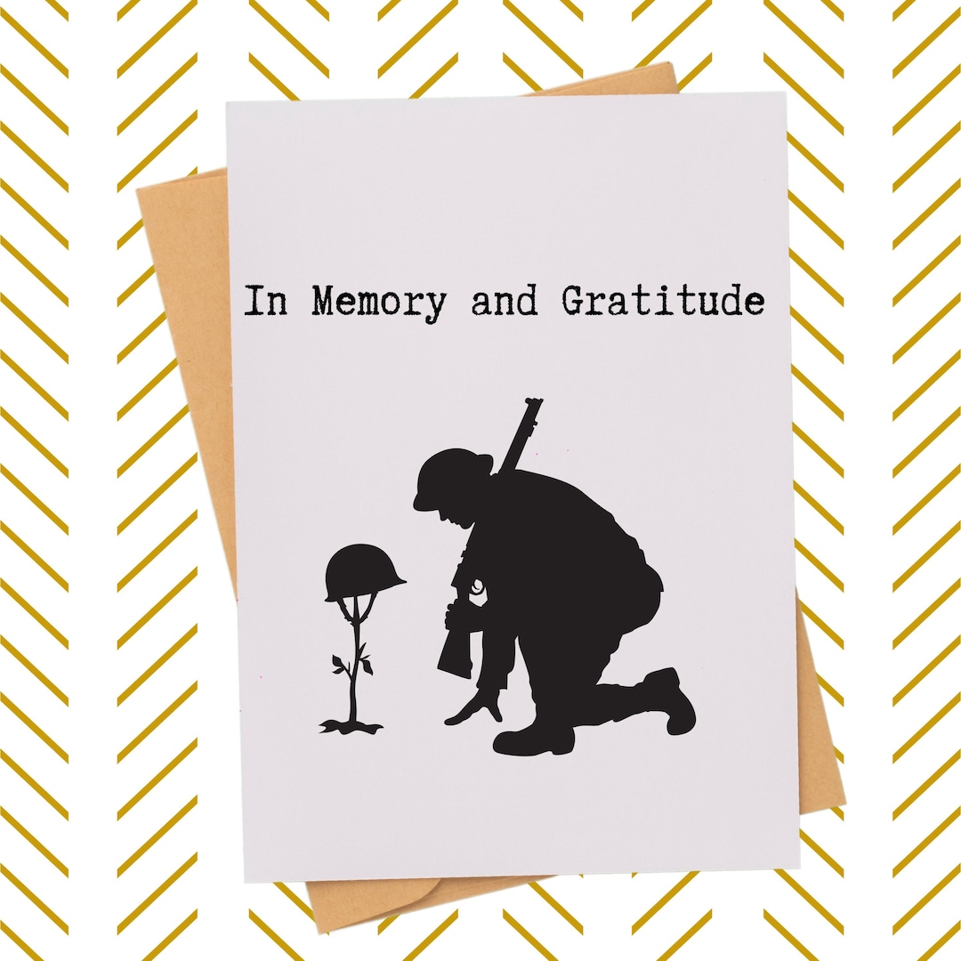 Veterans Day Greeting Card| Patriotic Remembrance Card| Patriotic ...