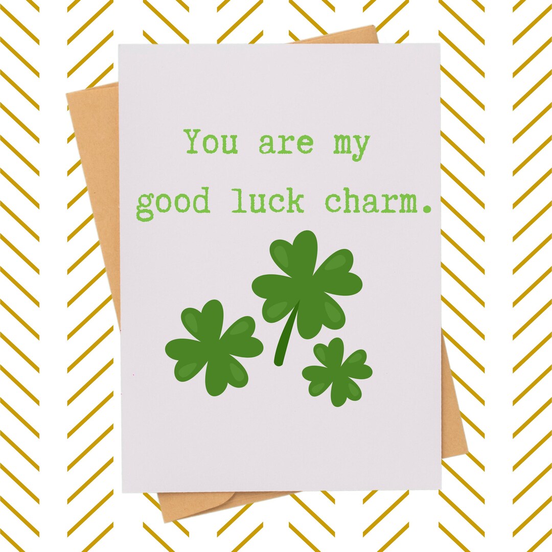 Good Luck Saint Patrick's Day Card| Saint Paddy's Day| Saint Patty's ...