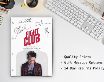 Fight Club Script - Etsy