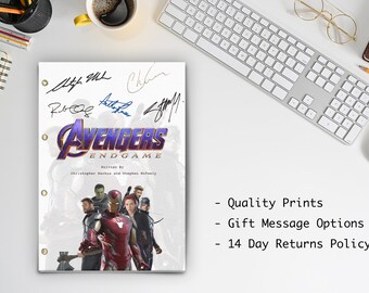Avengers Endgame Script - Etsy UK