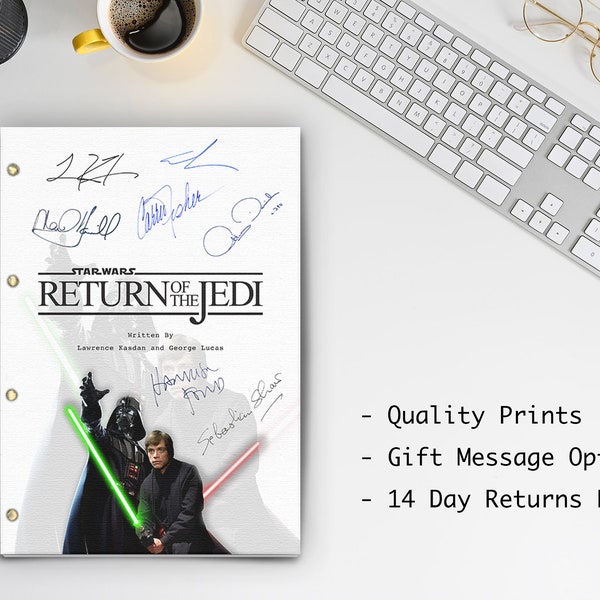 Jedi Signed Script - Etsy